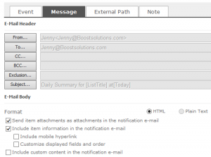 Using Alert Reminder Boost to Send a SharePoint Daily Summary