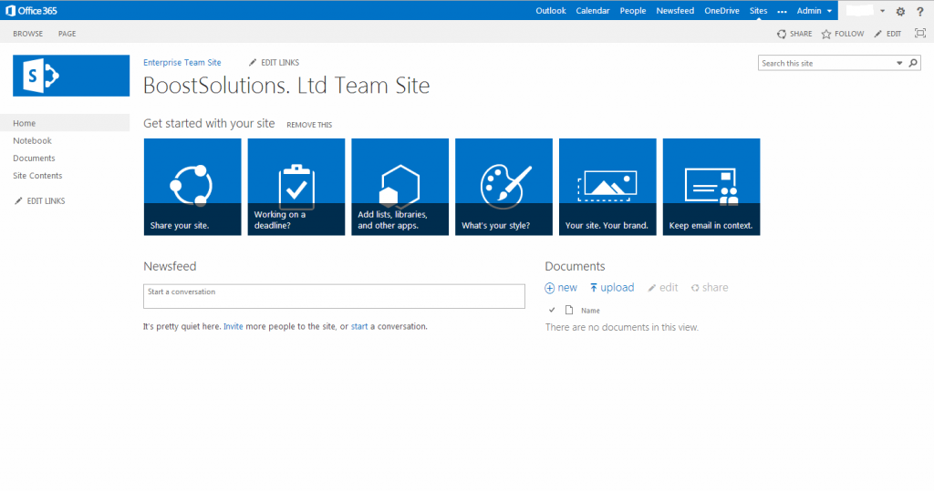 Site templates in SharePoint 2013 and SharePoint Online : BoostSolutions