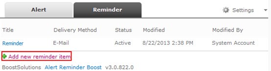 SharePoint Alert Reminder Boost Tutorial