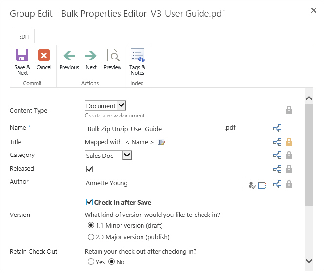 BoostSolutions Bulk Properties Editor for SharePoint On-Premises ...