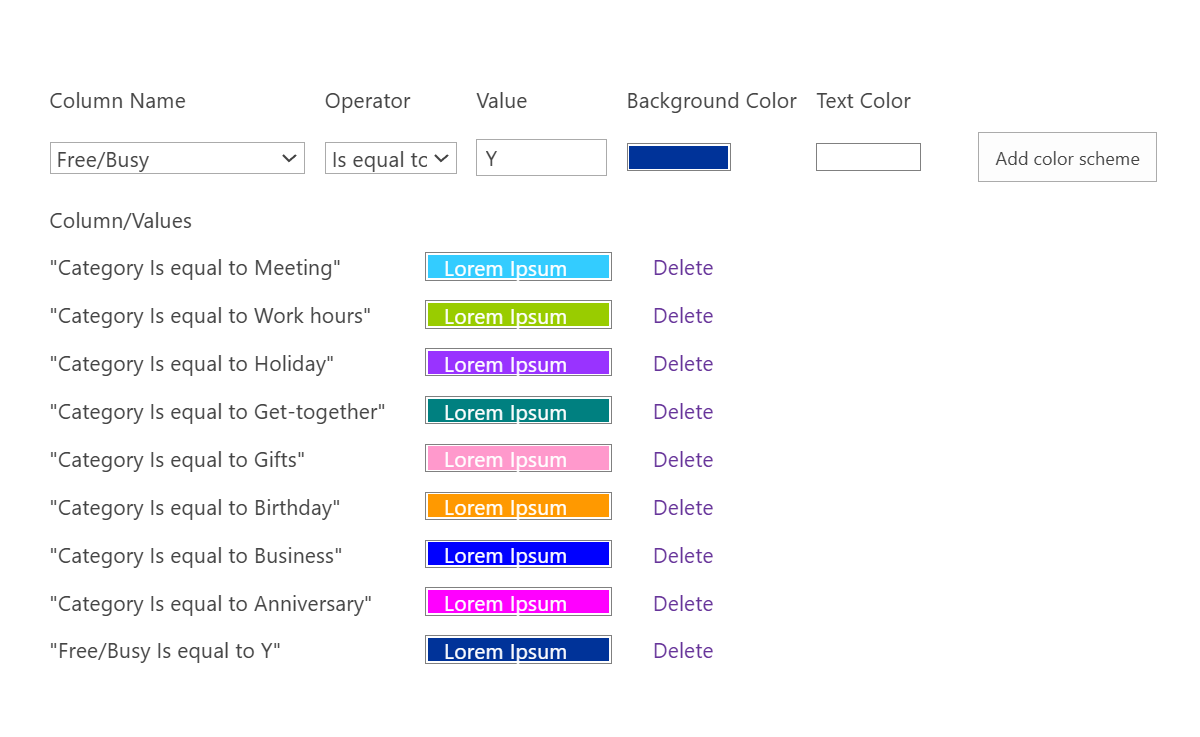 SharePoint Calendar Rollup Web Part Integrate And Color Code Multiple Calendars