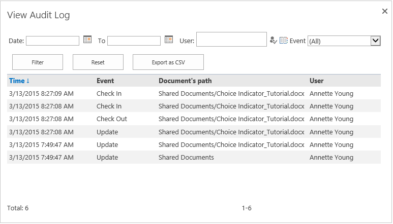BoostSolutions Item Audit Log for SharePoint On-Premises ...