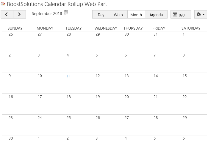 How to add/edit/delete event on Calendar Rollup Web Part | Calendar ...