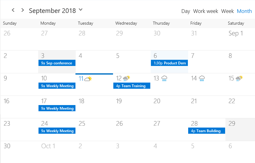 How to add/edit/delete event on Calendar Rollup Web Part | Calendar ...