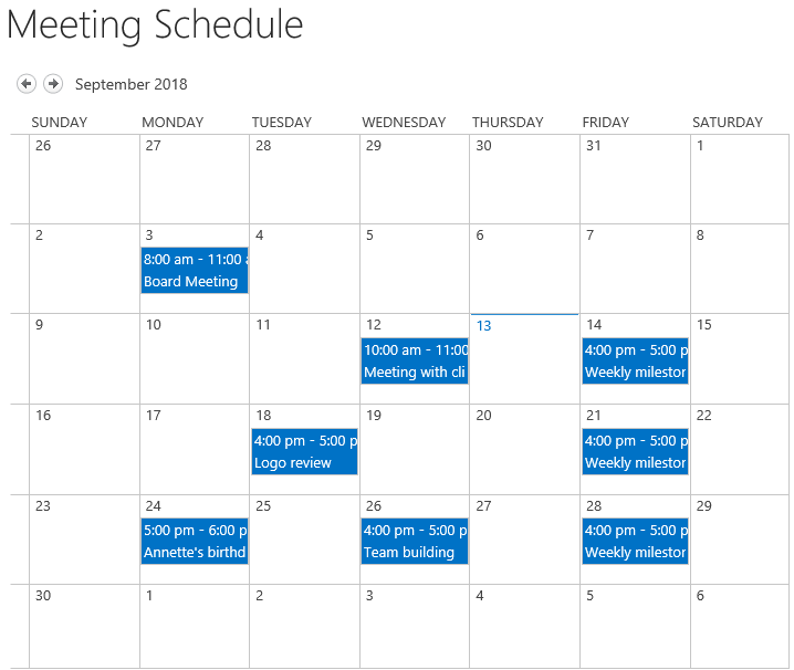 How to filter calendar events on Calendar Rollup Web Part | Calendar ...