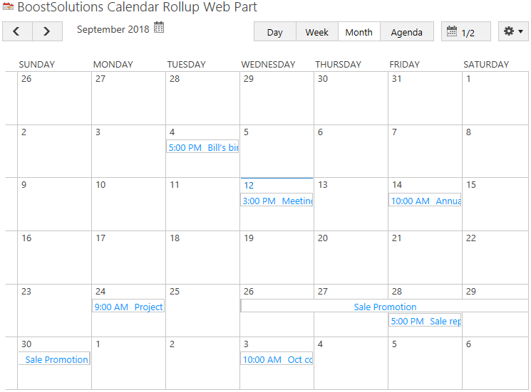 How to hide or show events from calendar sources | Calendar Rollup ...